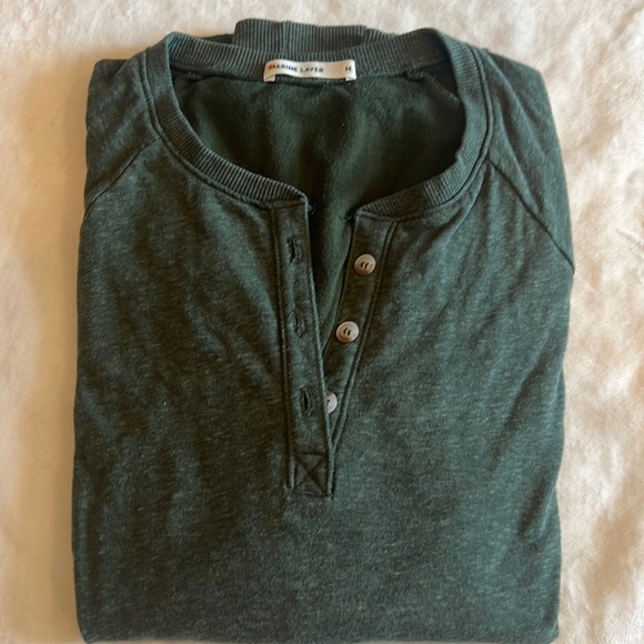 Marine Layer | Tops | Marine Layer Green Henley Top | Poshmark